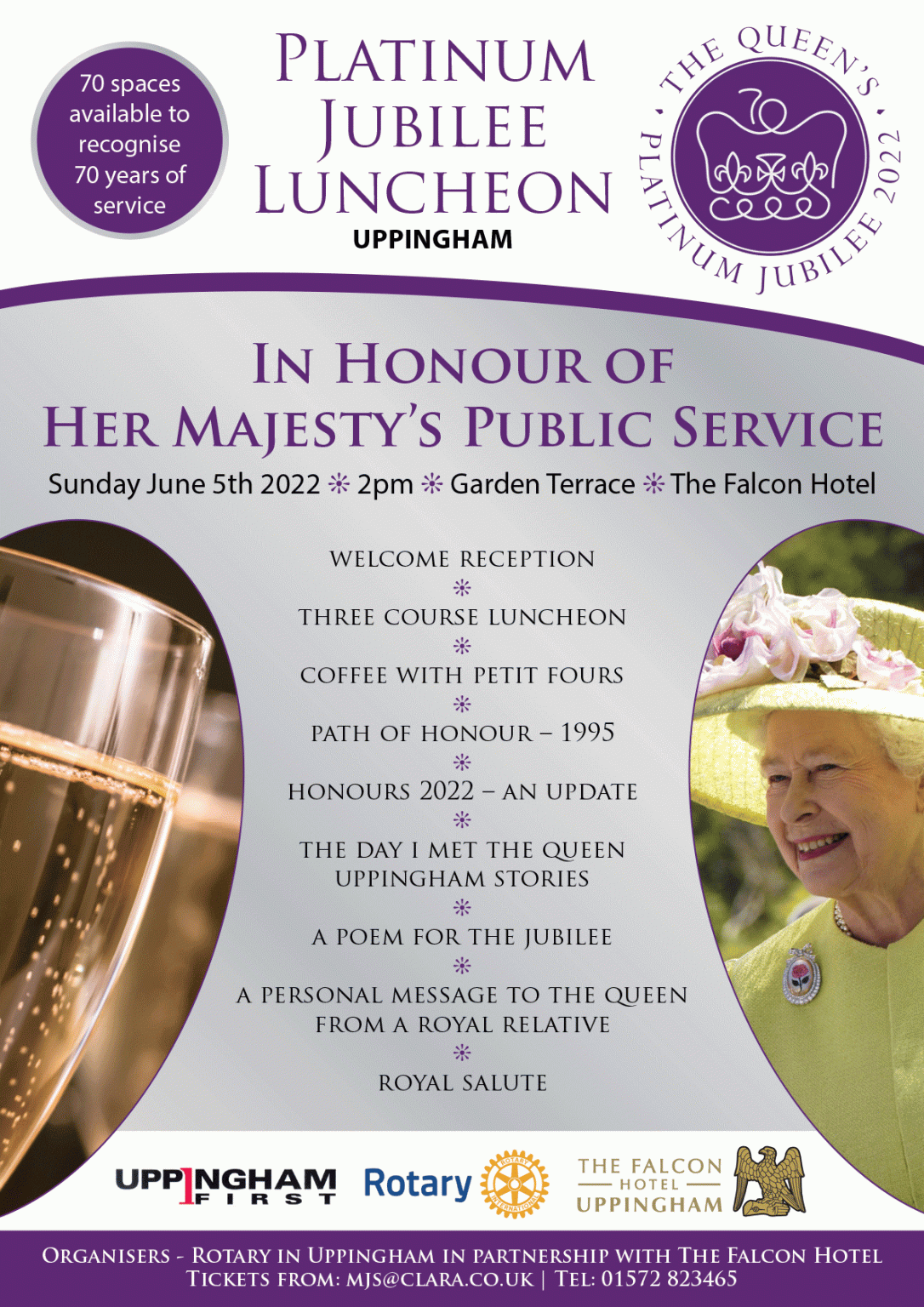Uppingham Platinum Jubilee Sunday Luncheon Event – Uppingham First